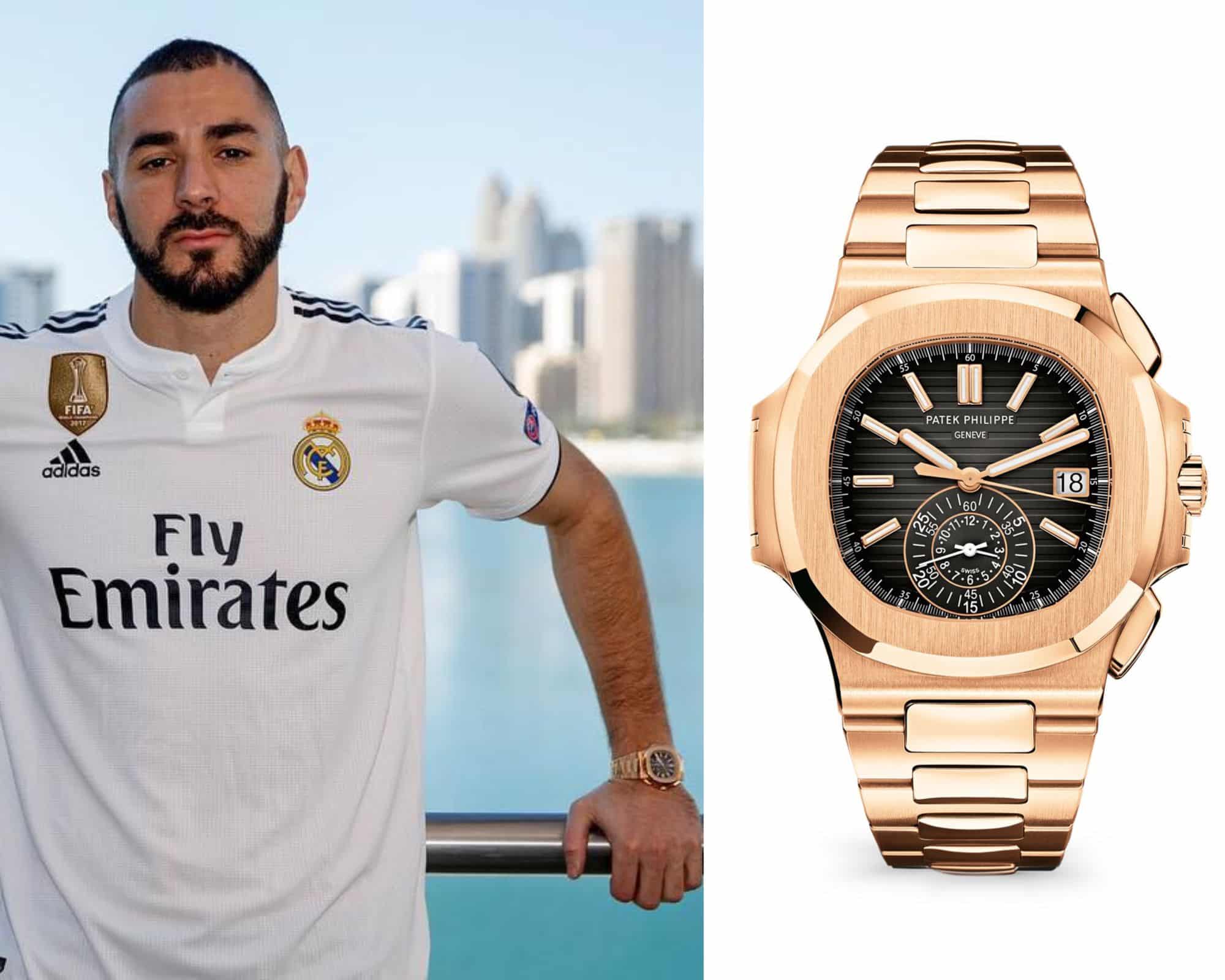 Estos son los mejores relojes que Karim Benzema luce en su muñeca