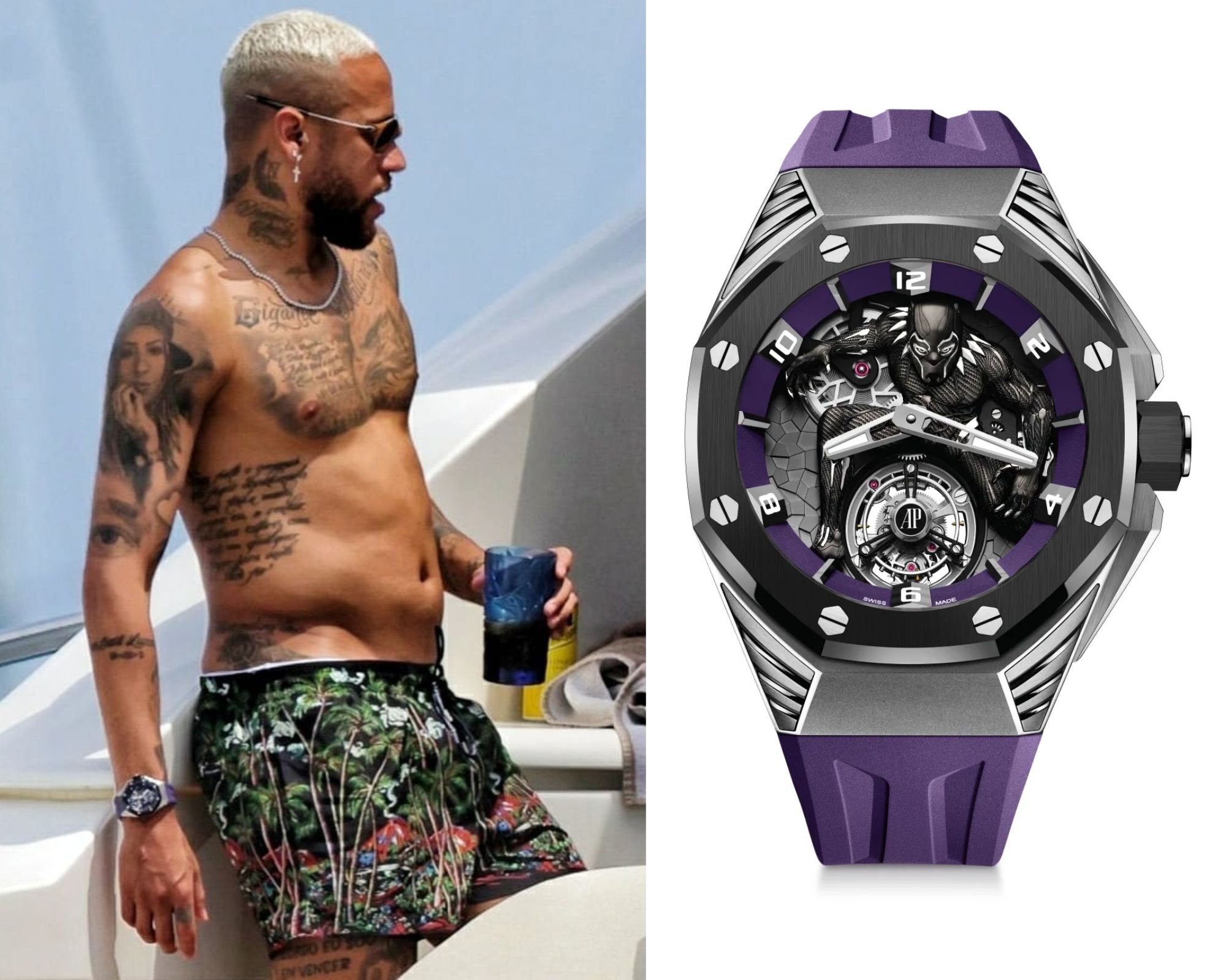 Estos son todos los relojes que lleva Neymar y lo que cuestan