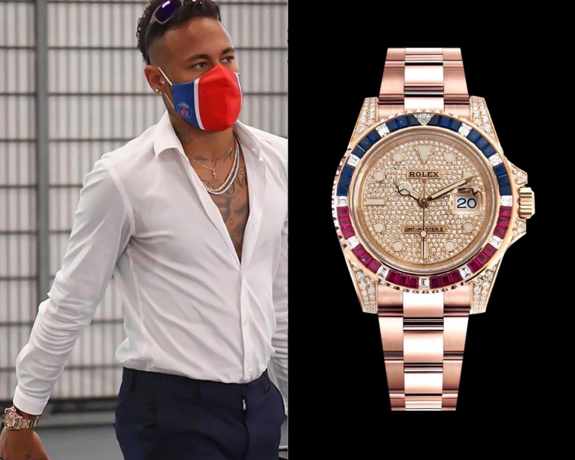 Estos son todos los relojes que lleva Neymar y lo que cuestan