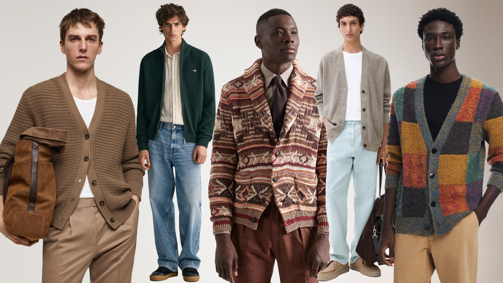 Cómo combinar un cárdigan: 10 tips para hombres con estilo – Rísbel ...