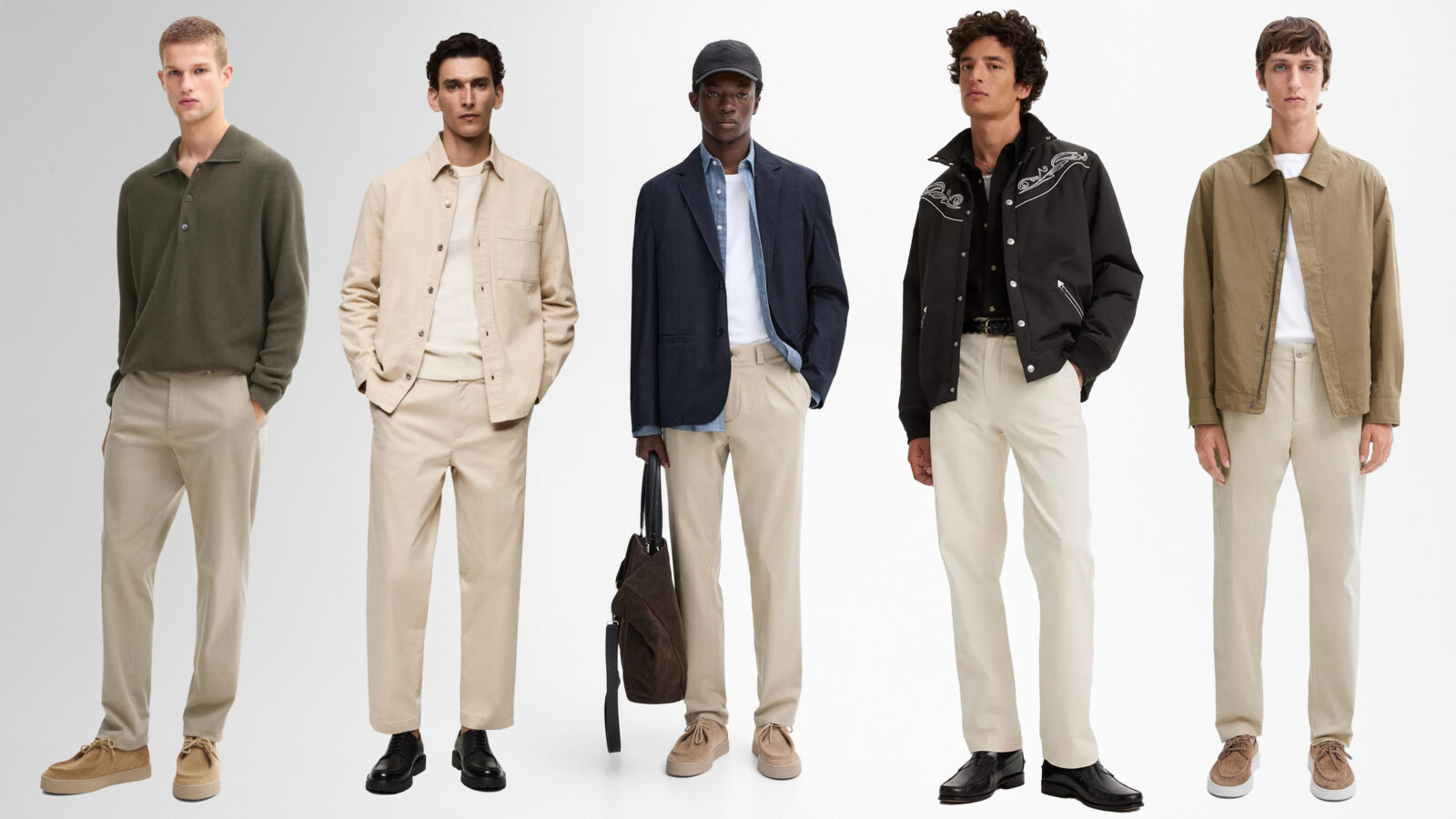 Cómo combinar el pantalón beige de hombre sin ir soso – Rísbel Magazine