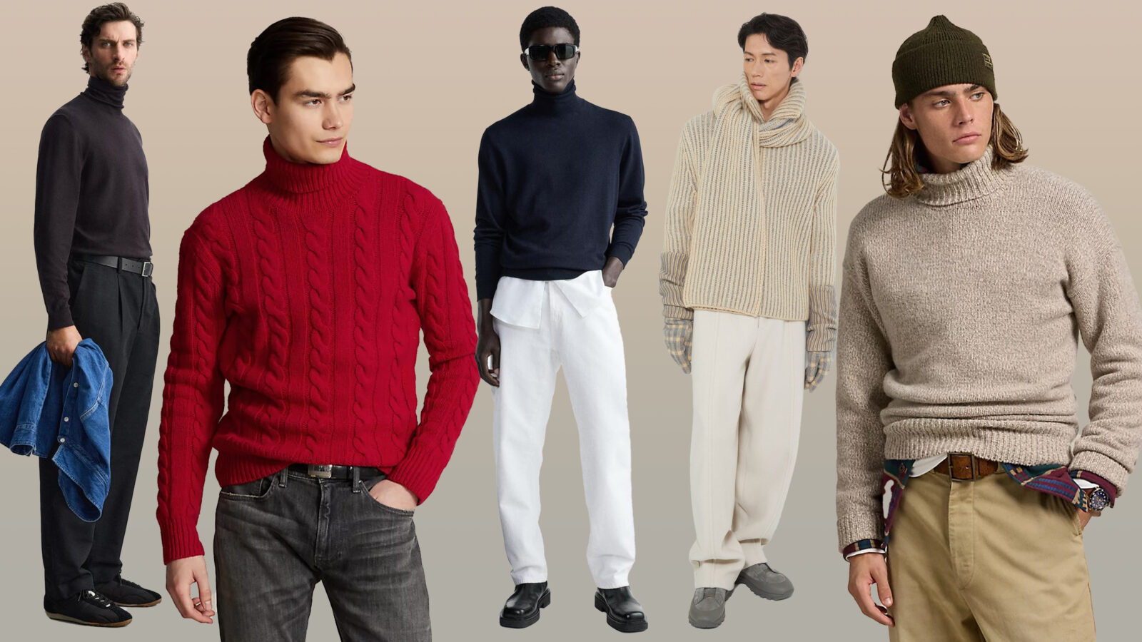 Cómo llevar cuello alto: 10 looks para hombres modernos – Rísbel Magazine
