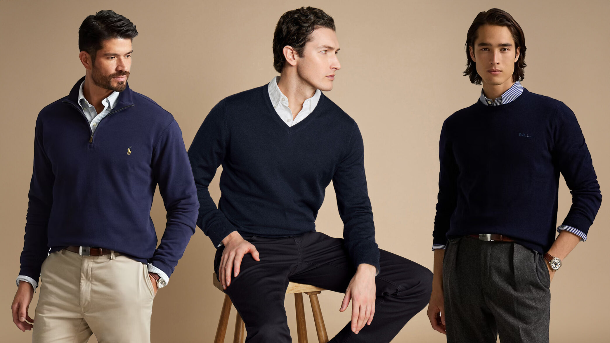 Cómo combinar el jersey azul marino: guía para hombre – Rísbel Magazine