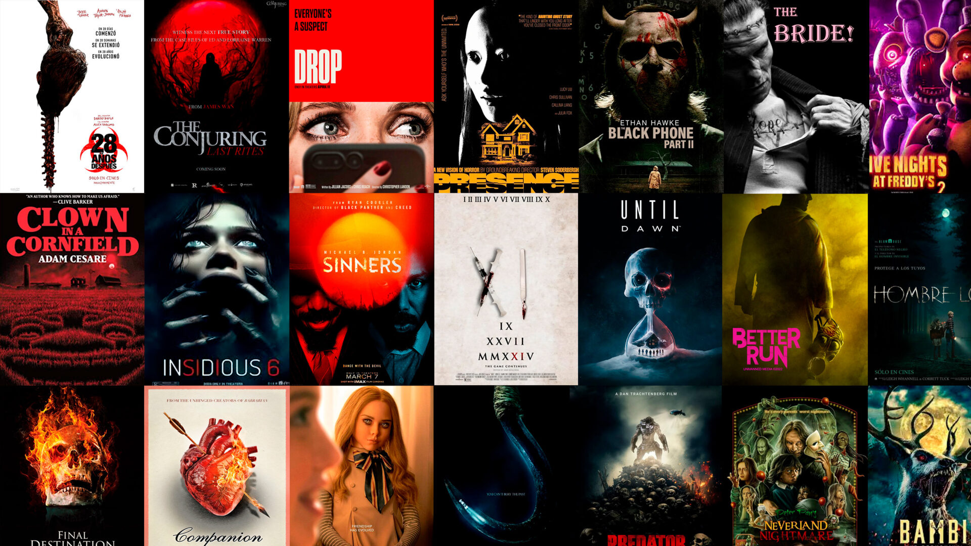 46 películas de cine de terror que se estrenan en 2025 – Rísbel Magazine