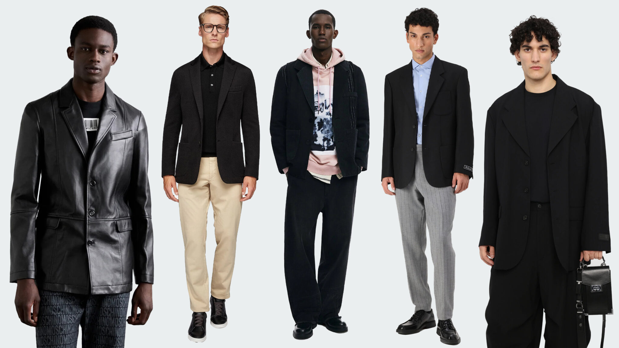 Guía para combinar la americana negra de hombre – Rísbel Magazine