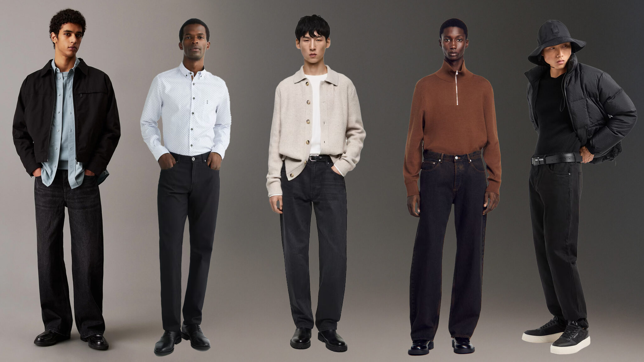 Cómo combinar jeans negros en looks versátiles de hombre – Rísbel Magazine