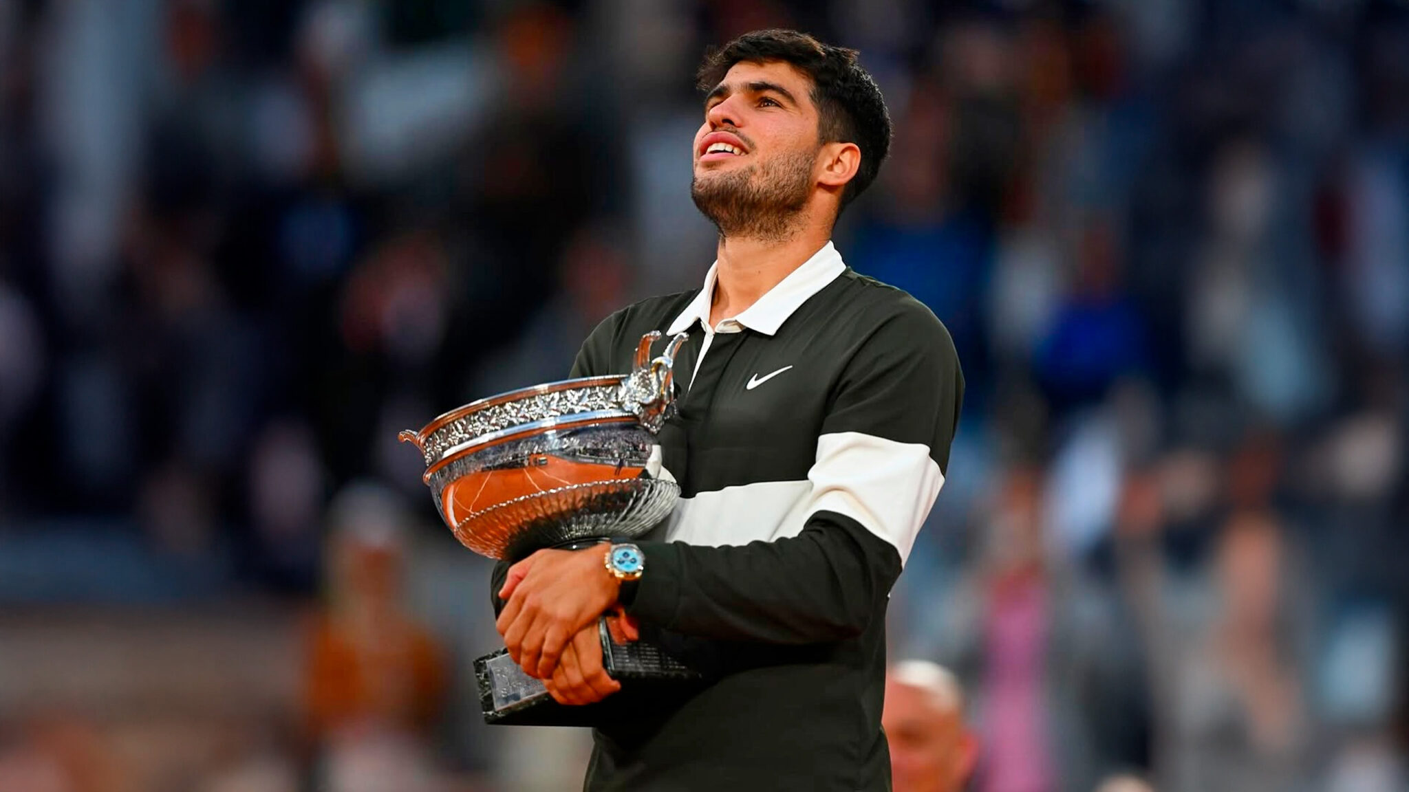 El reloj de Carlos Alcaraz en Roland Garros: Rolex Daytona Tiffany – Rísbel Magazine